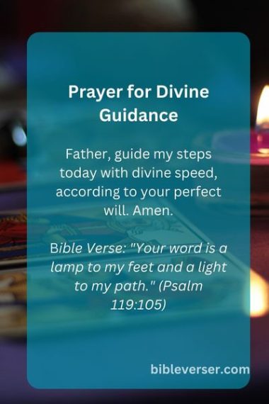 39 Powerful Prayer Points On Divine Speed With Bible Verses